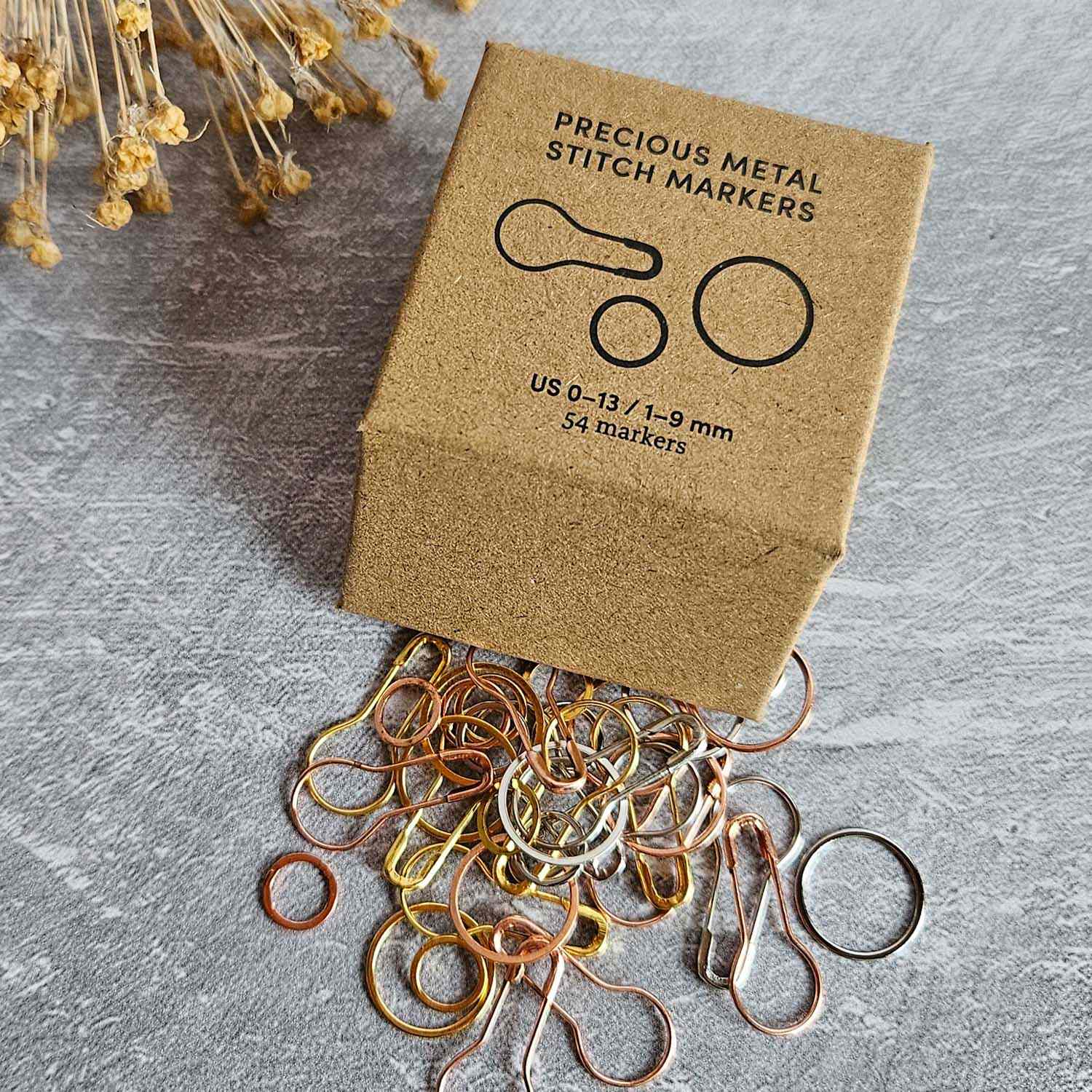CocoKnits Precious Metal Stitch Markers Timeless
