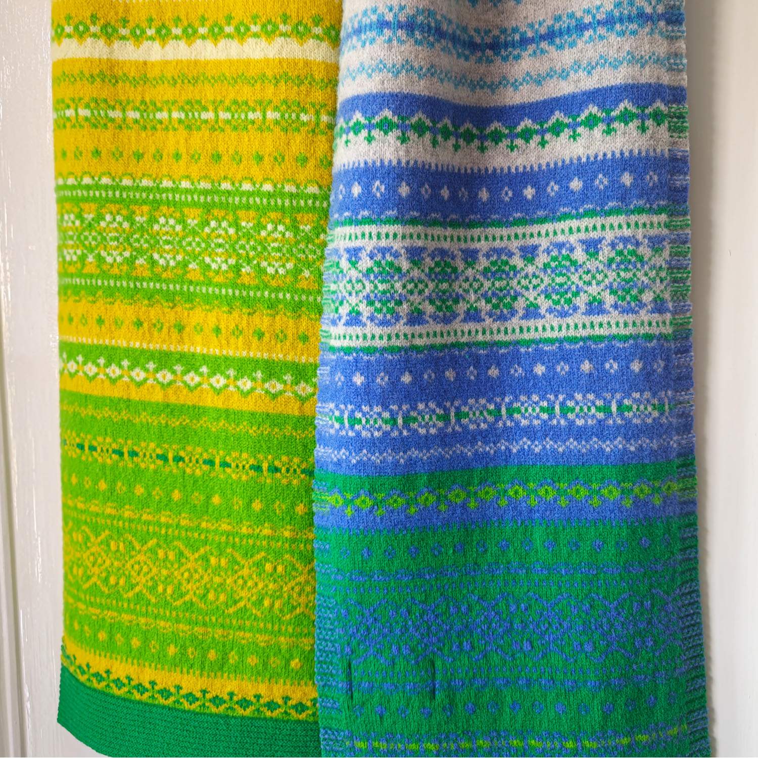 Eribe Alloa Fairisle Scarf Luscious Timeless