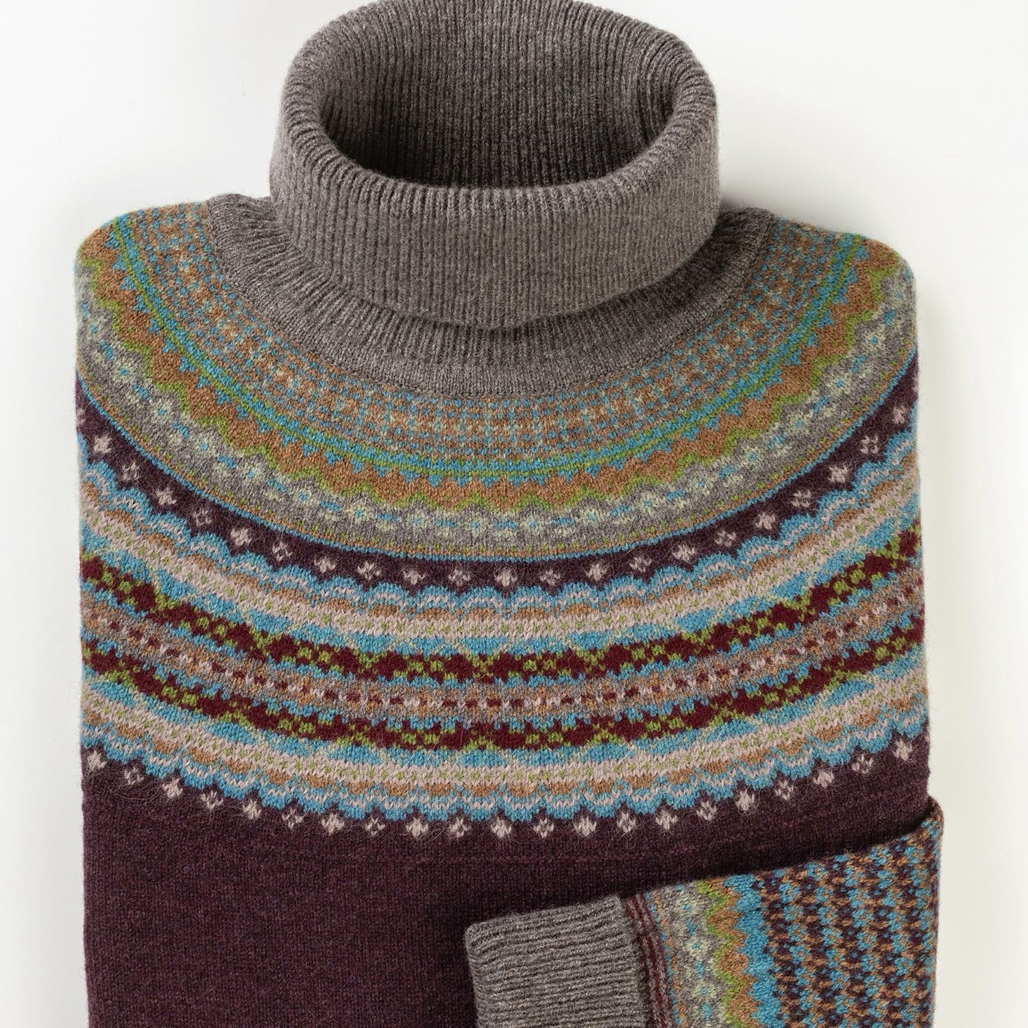 Eribe roll neck Alpine sweater Esmeralde Timeless