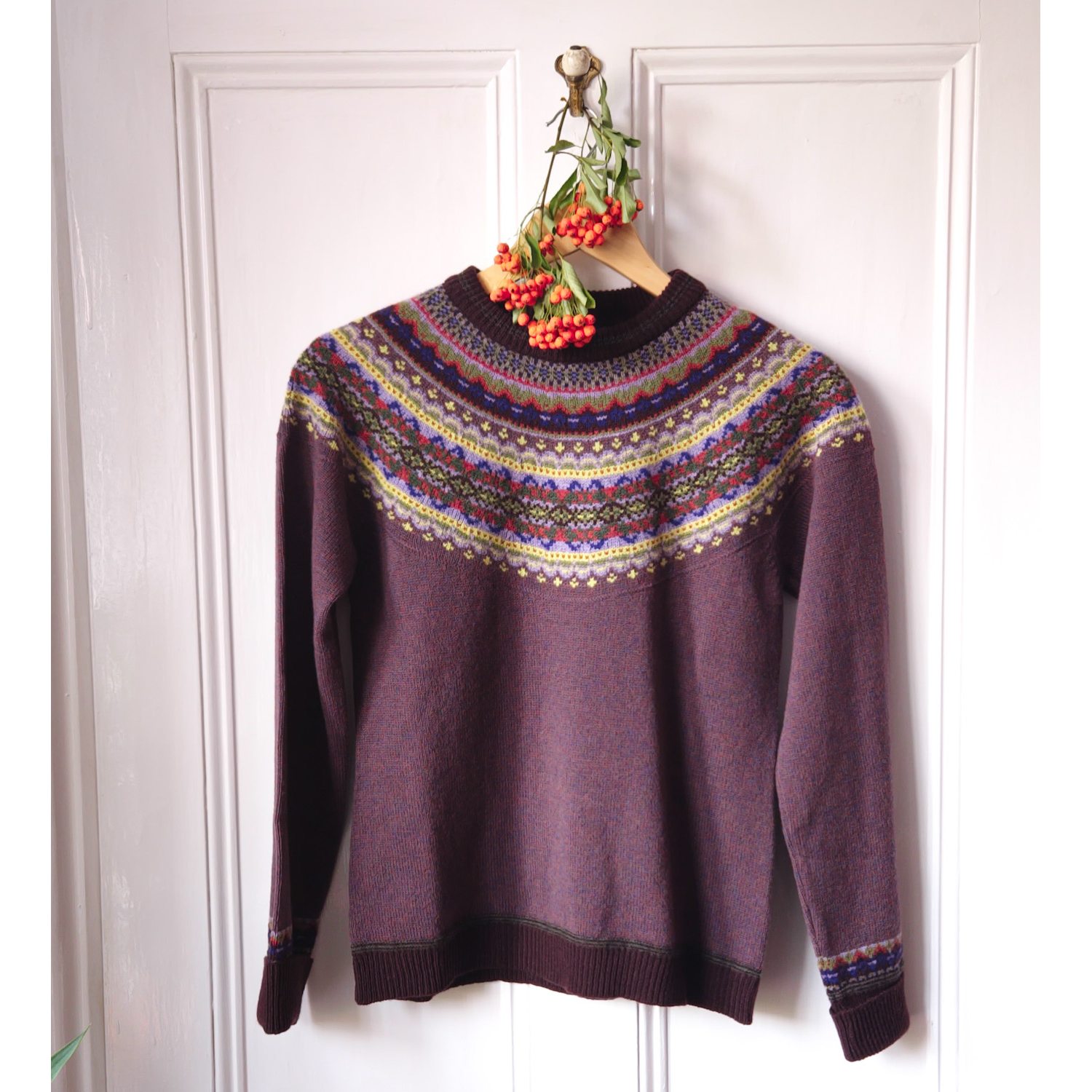 Eribé Alpine Short Sweater Heather, Fair Isle Timeless