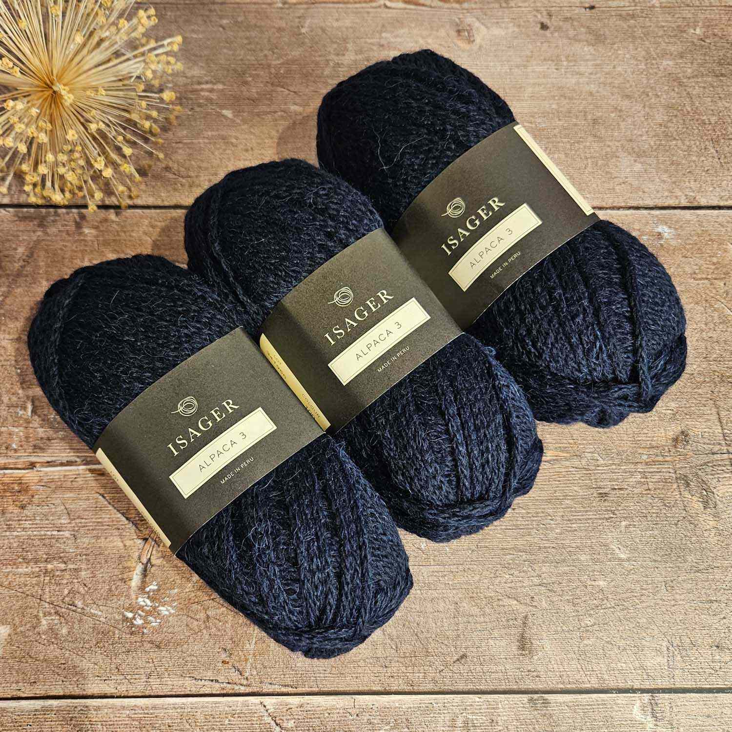 Isager Yarns Alpaca 3 yarn 50g - 100 Timeless