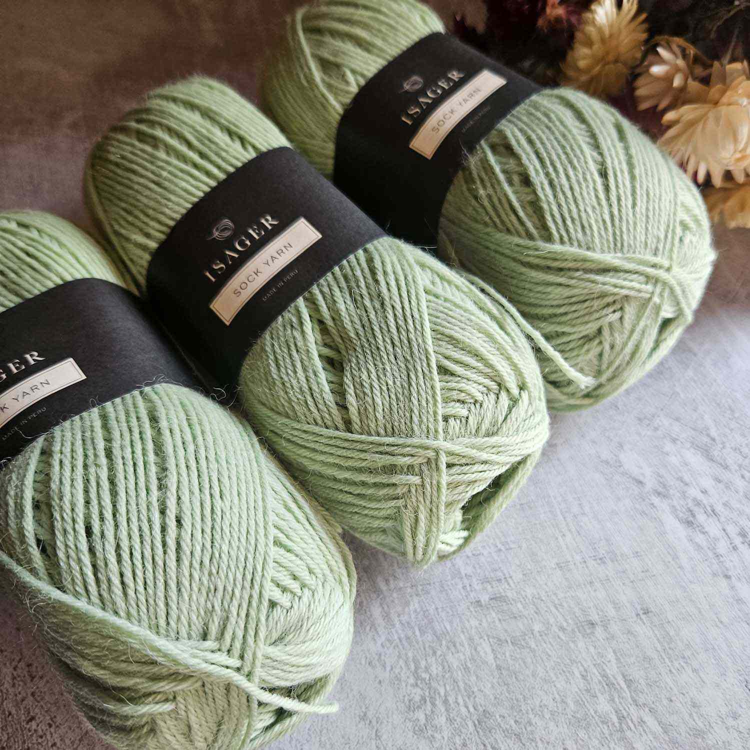 Isager Luxury Sock Yarn 50g - Sky Blue 11 Timeless