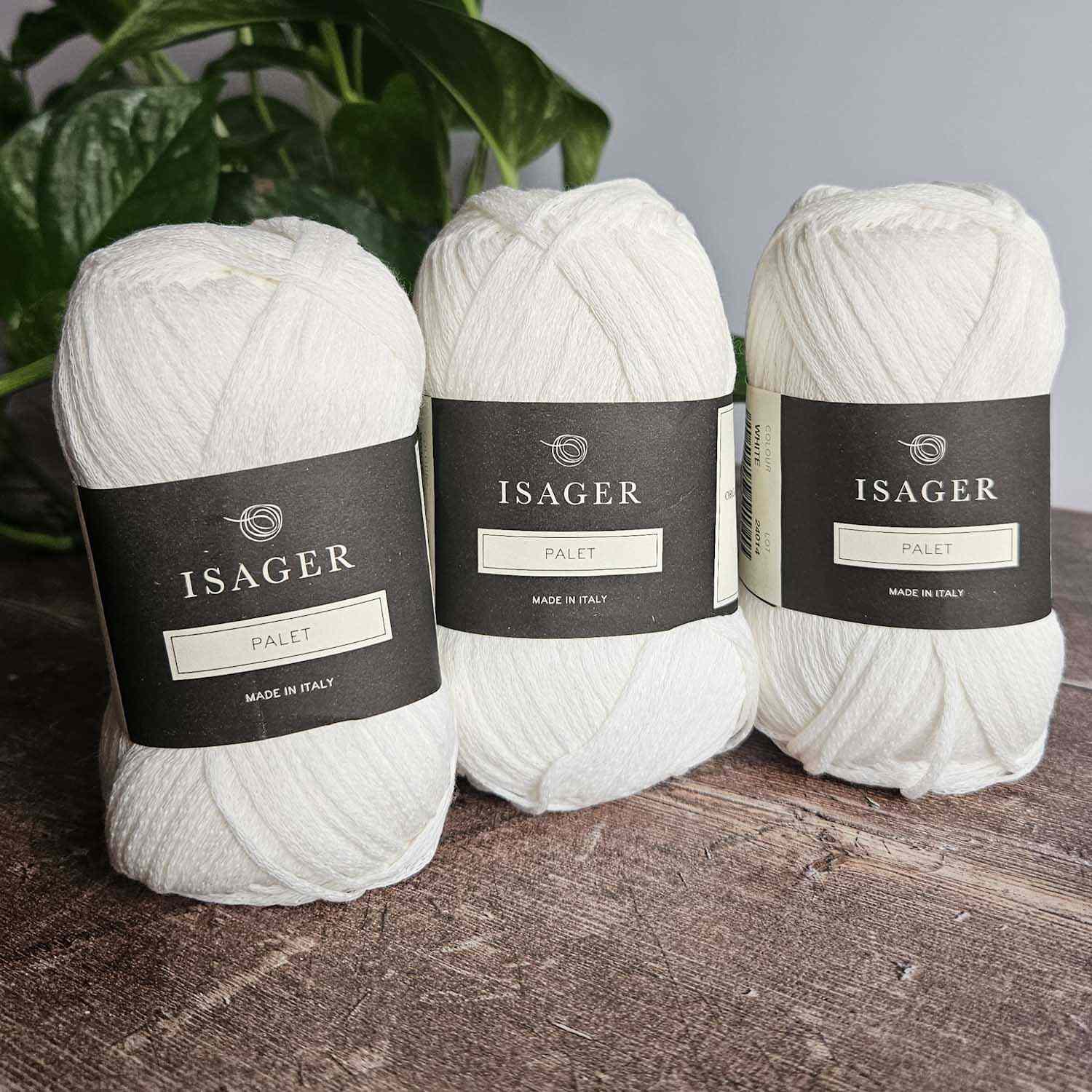 Isager Palet yarn White Timeless