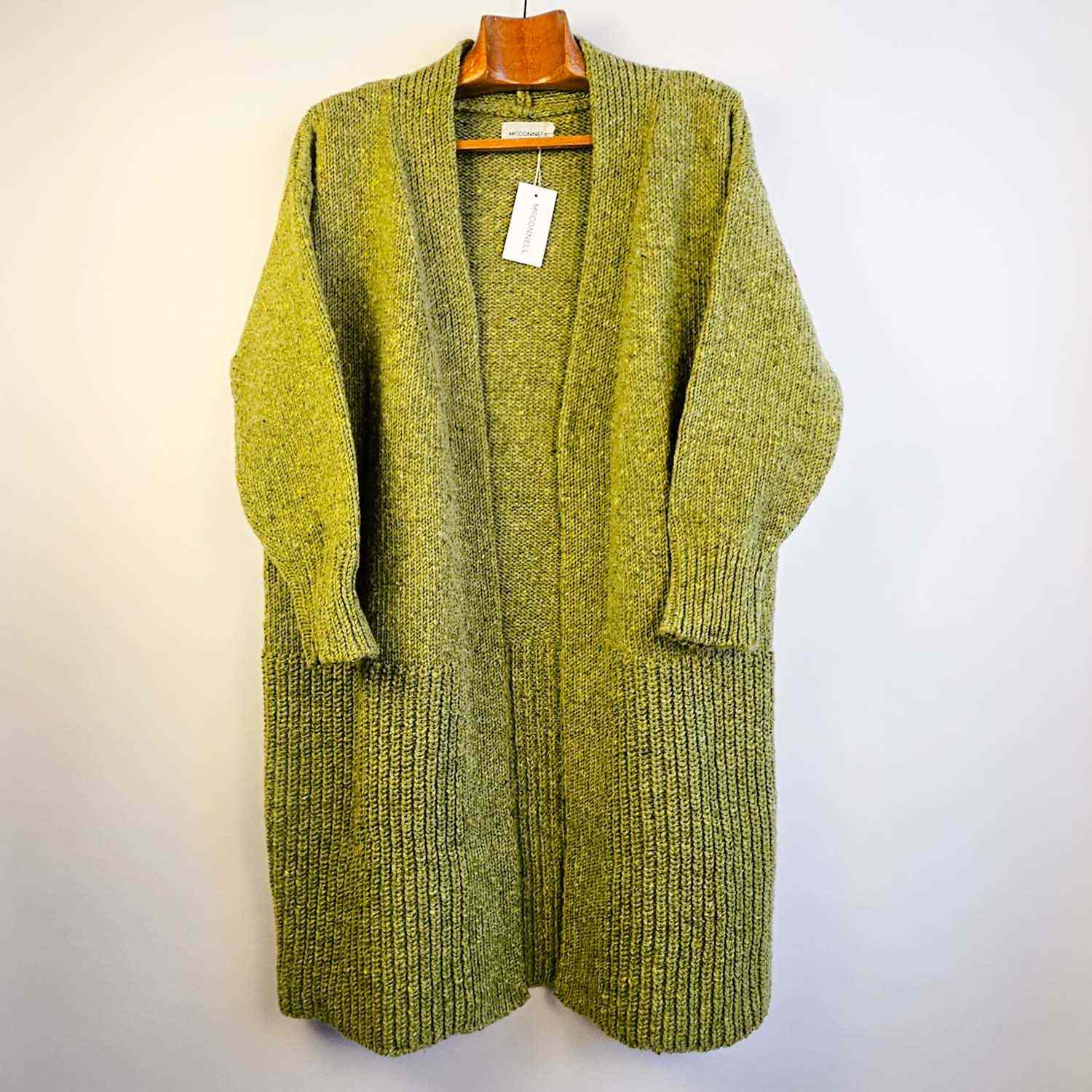 Killaloe Tweed Extra Long Coat/Cardigan - Barley Timeless