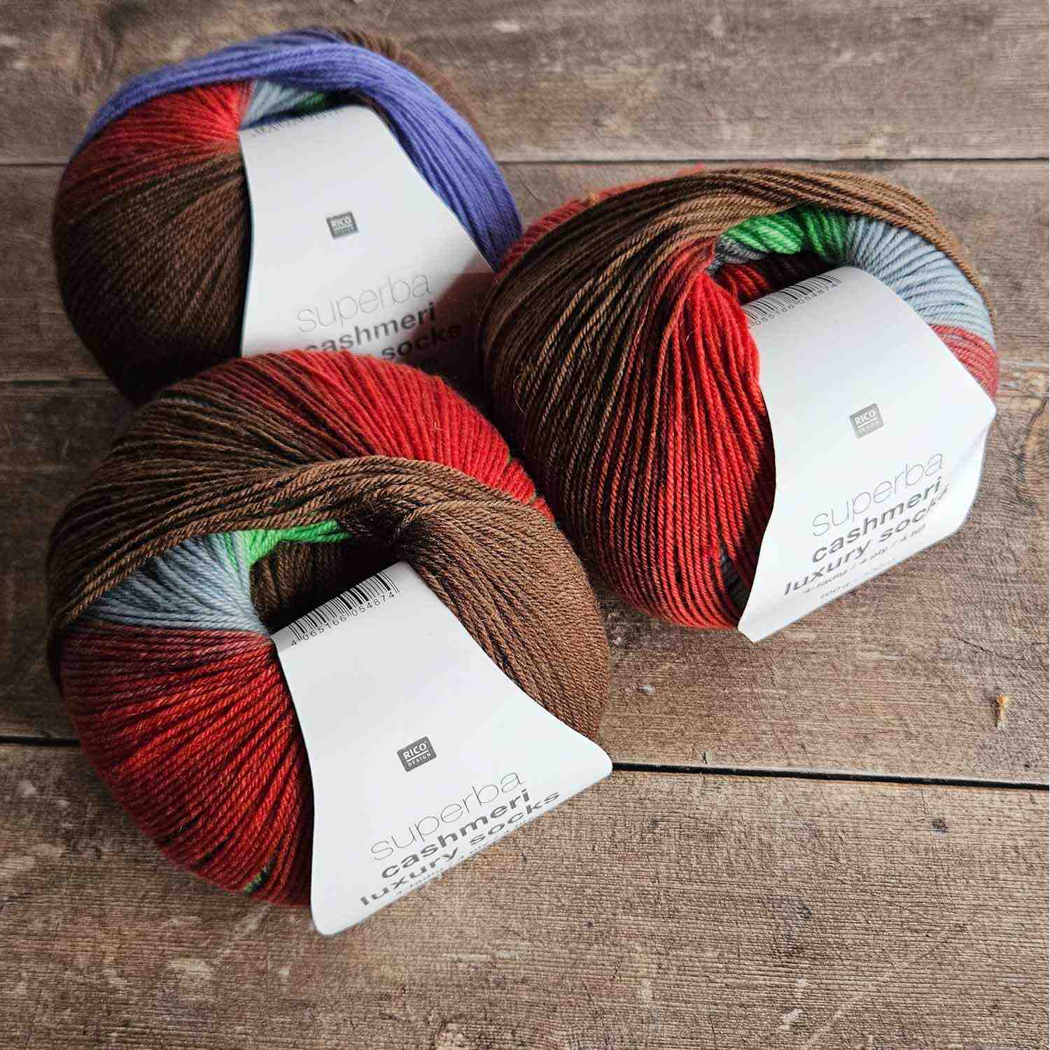 Rico Superba Cashmeri Luxury Sock Yarn 100g - 033 Timeless