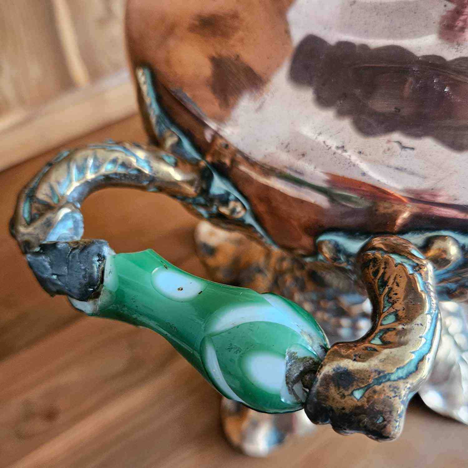 Highly decorative English Victorian copper Tea Urn Timeless